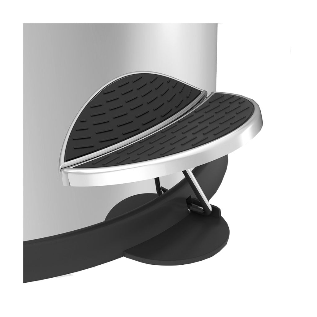 Cos de gunoi inox cu pedala 12 litri - Furnizor-Unic